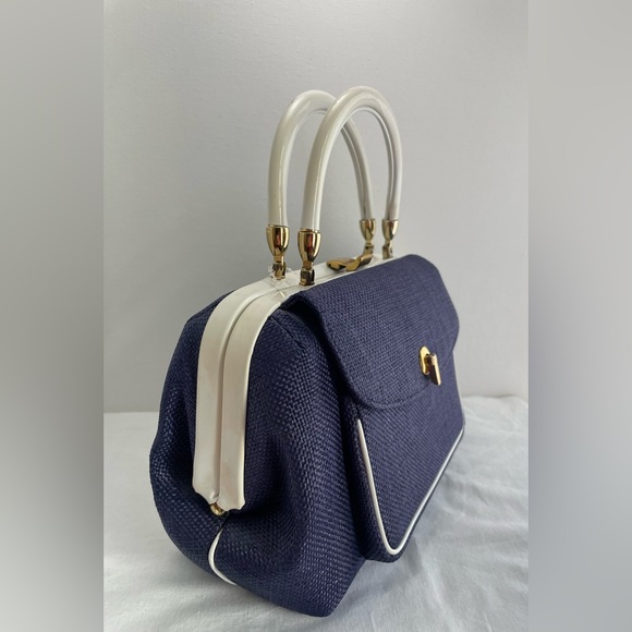 Morris Moskowitz | Bags | Vintage Mm Morris Moskowitz Pursesmall Navy ...